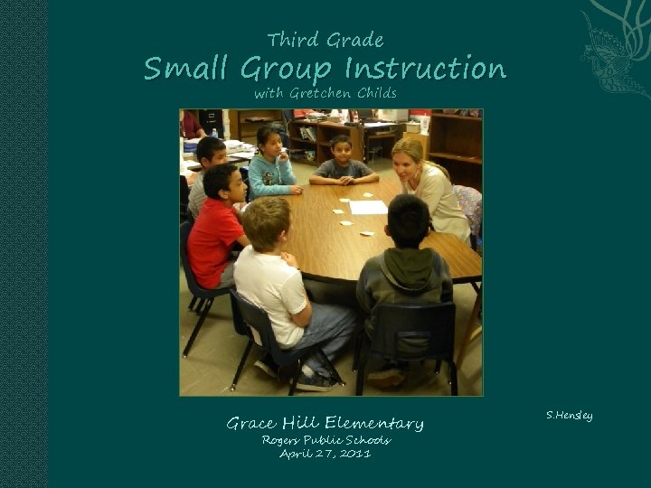 Third Grade Small Group Instruction with Gretchen Childs