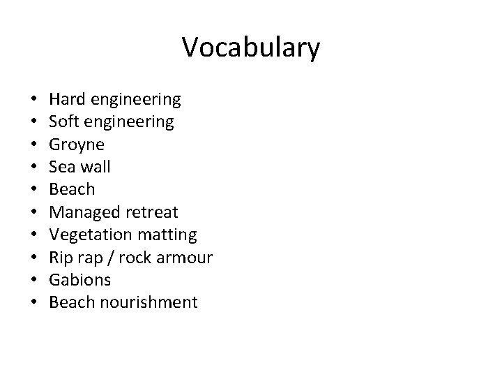Managing coastal erosion 25 December 2021 Homework from