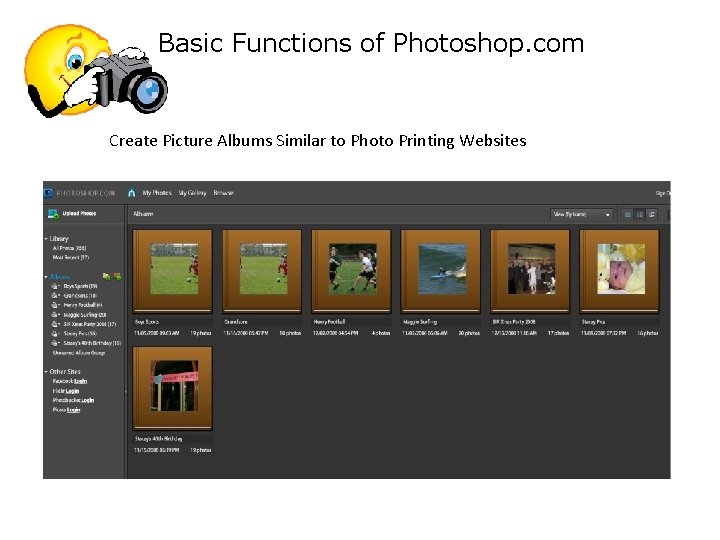 Using Photoshop com to Share Digital Photos Photoshop