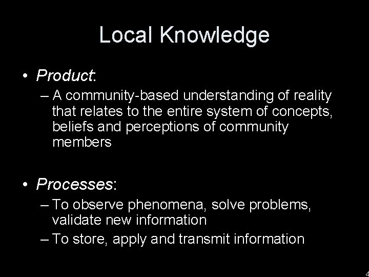 The Gender of Trees Gendered Local Knowledge Systems