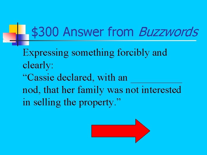 Jeopardy Buzzwords Quotes and Dialogue Punctuating QuotesDialogue ...