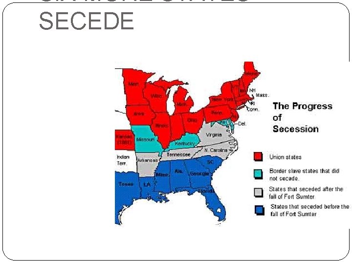 DIVIDED BY WAR 1861 1865 THE SECESSION CRISIS