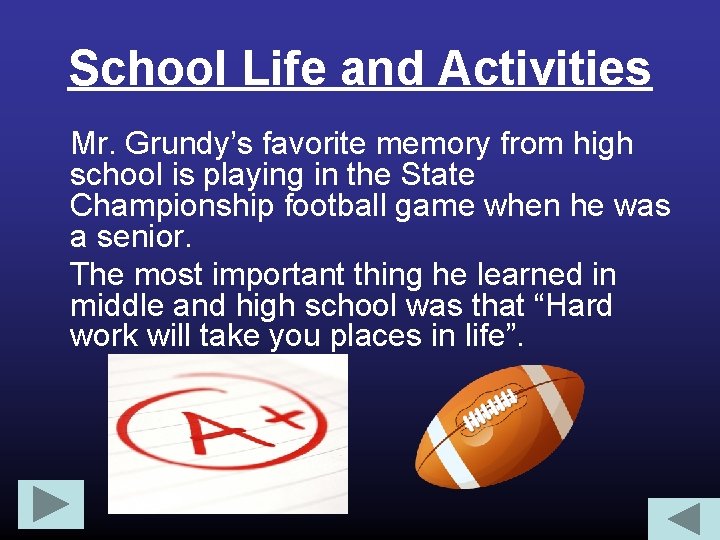Biography Presentation Mr Grundy David Hartman Mrs Mintz
