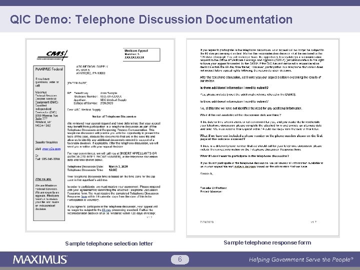 Helping Government Serve the People MAXIMUS Federal DME