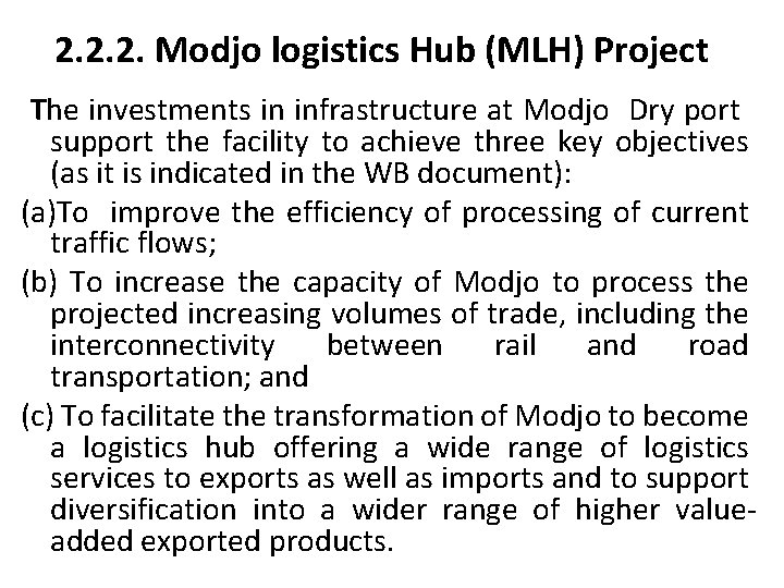 Multimodal Transport System Challenges Prospects In Ethiopia Second