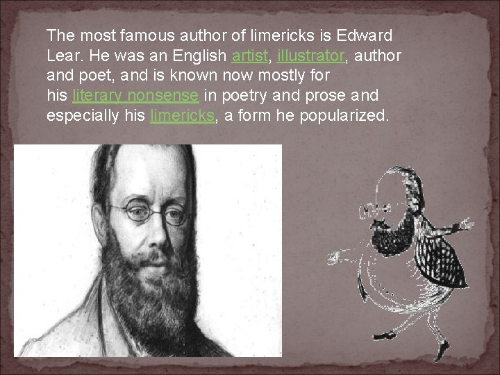Limericks as one of peculiarities in the English