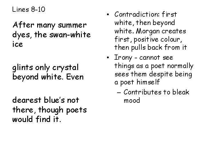 Winter Edwin Morgan Winter Edwin Morgan The poem