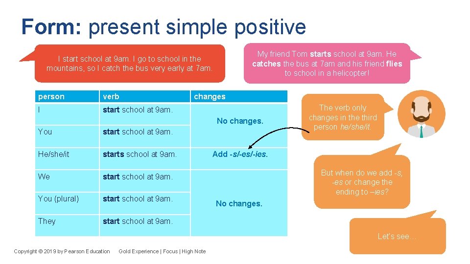 Grammar A 1 present simple Recommended for Gold