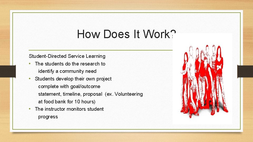 The Basics of Service Learning Student Ambassador Presentation