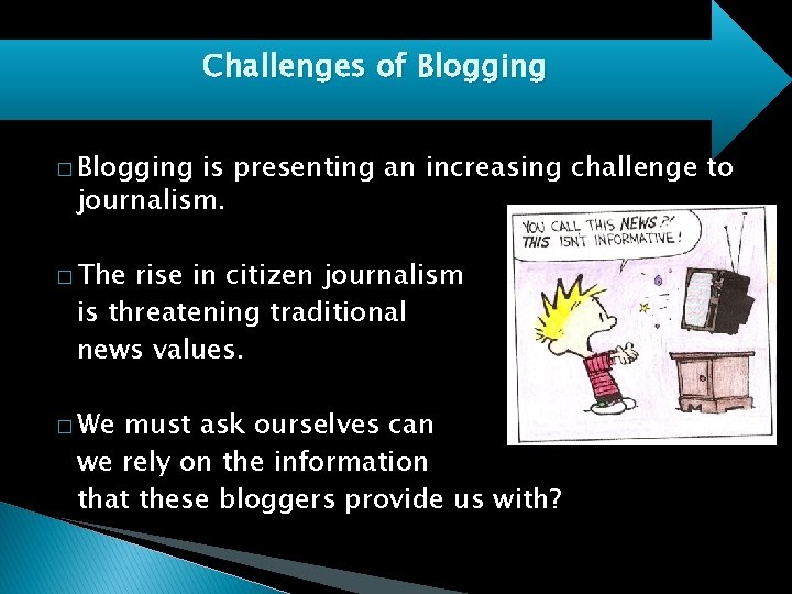 The Blogosphere Challenging journalism or creating further opportunities