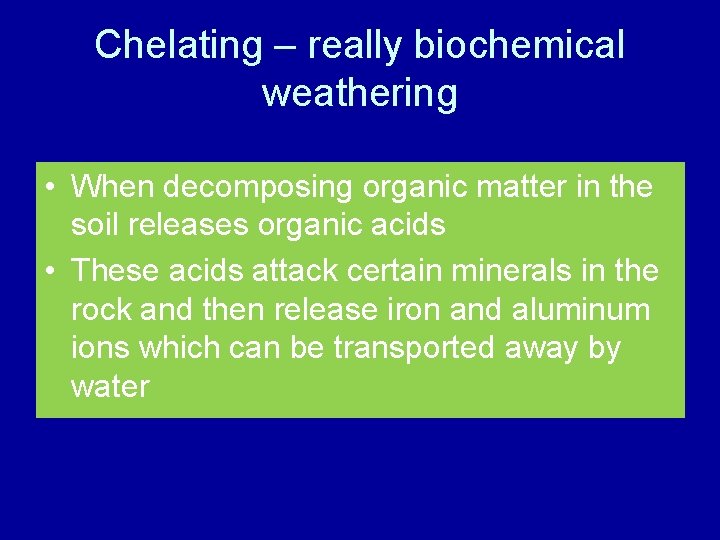 Gradation Biotic and Chemical Weathering Geography 12 Ms