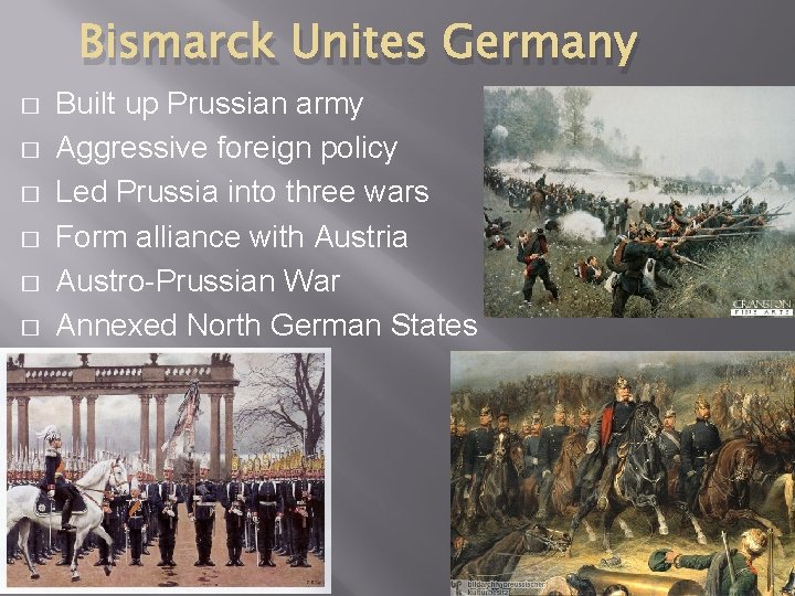 NATIONALISM Building a German Nation Napoleon Made territorial