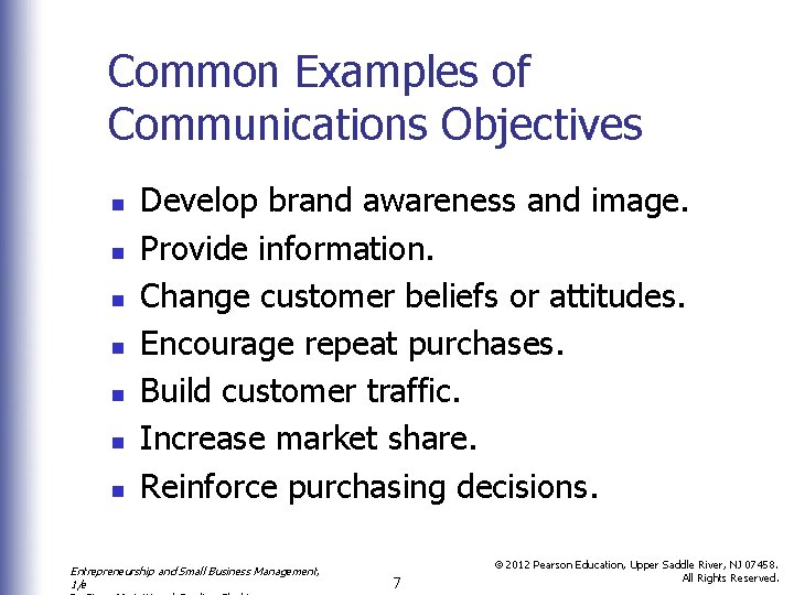 Entrepreneurship and Small Business Management Chapter 9 Integrated