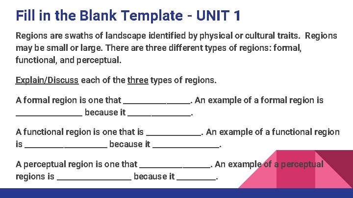 Writing for FRQs in APHG Technical Writing Strong