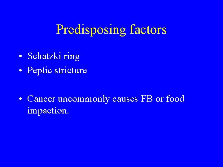 Management of Oesophageal Obstruction and Perforation Hai T