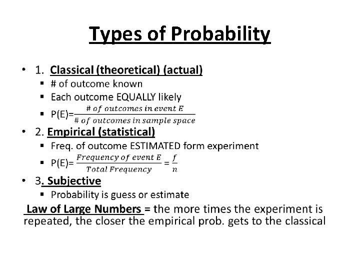 3 1 Basics of Probability Probability Chance of
