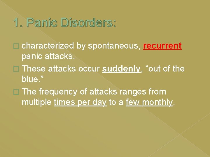 Anxiety Disorders Amer Rawajfeh MD JB Psych Pyschiatrist