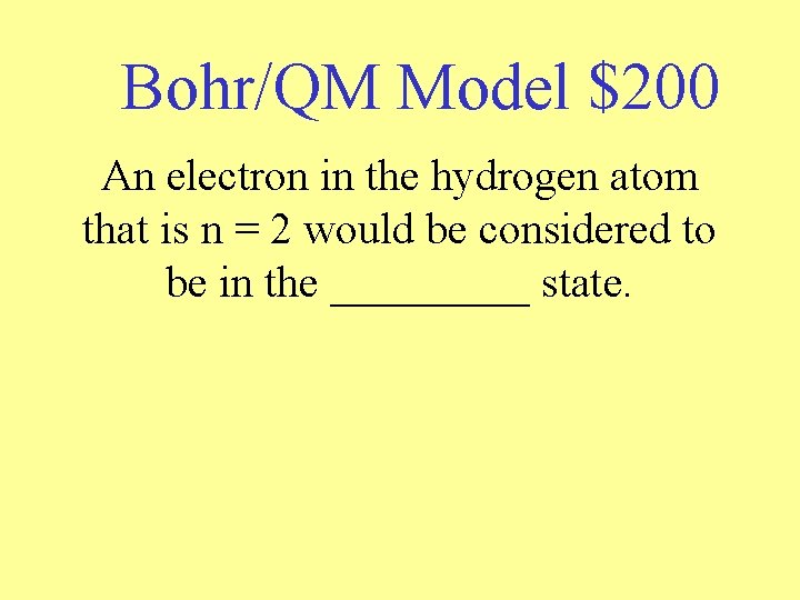 Bohr Model Quantum Model Orbital Diagrams e config