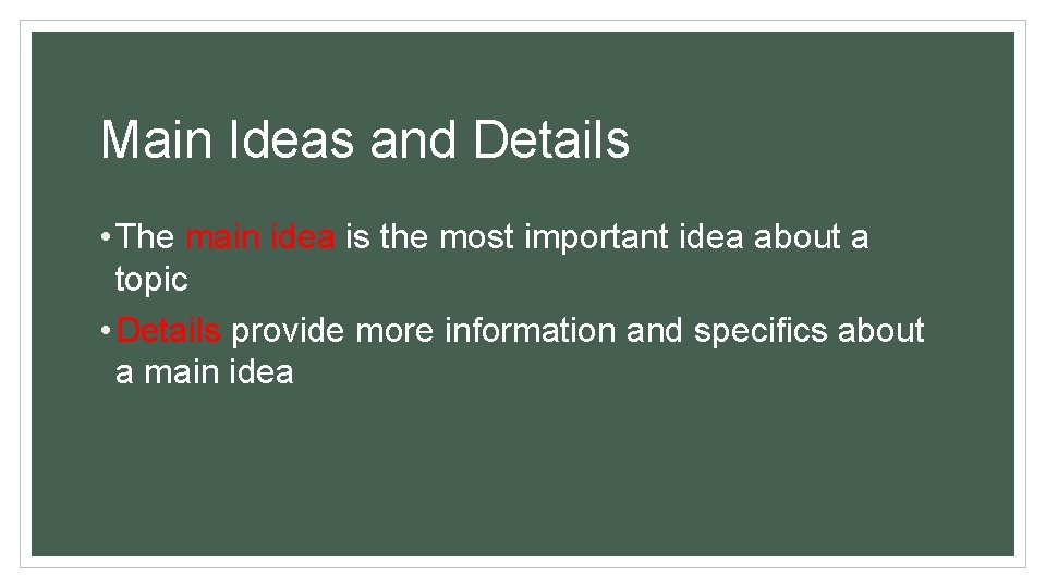 RESOURCES Unit 5 Weeks 4 and 5 Week