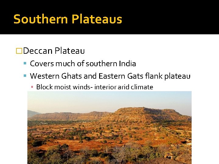 Chapter 24 Section 1 Landforms and Resources The