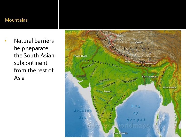 Chapter 24 Section 1 Landforms and Resources The