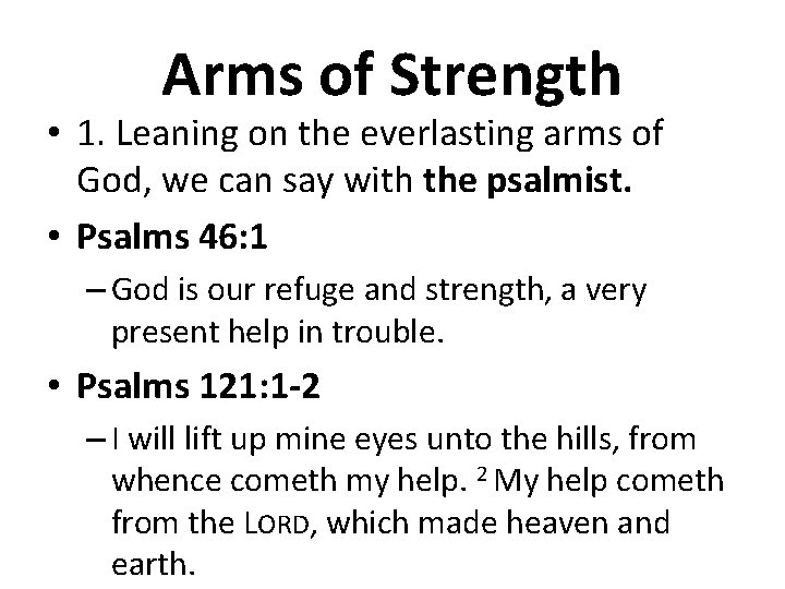 GOD Nobody Cares The Everlasting Arms of God