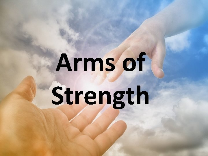 GOD Nobody Cares The Everlasting Arms of God