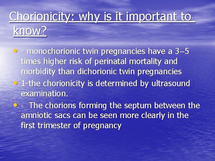 Multiple pregnancy The term multiple pregnancy is used