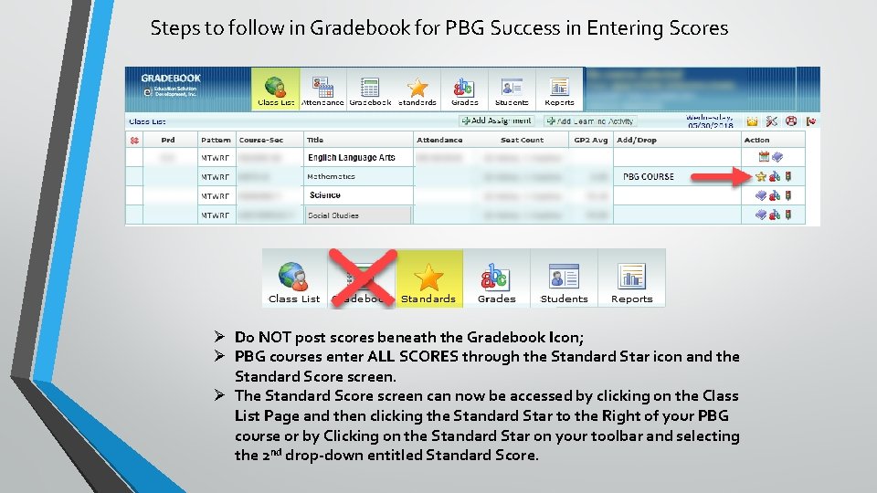 Proficiency Based Grading PBG 2018 2019 Information Systems