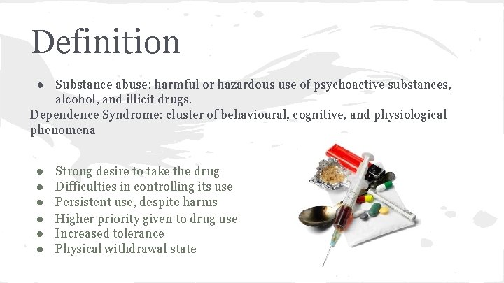 Addictions and Substance Abuse Flying Arrowhead Definition Substance