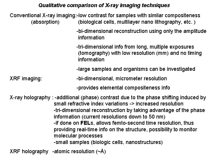 NEXTARCH Nanostructure Exploring by Xray Techniques with ARrays