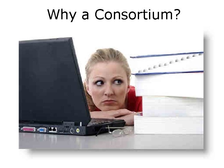 Why a Consortium For individual faculty members and