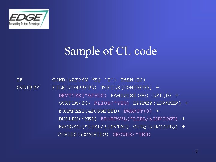 Tips and techniques for Print Files Print Objects
