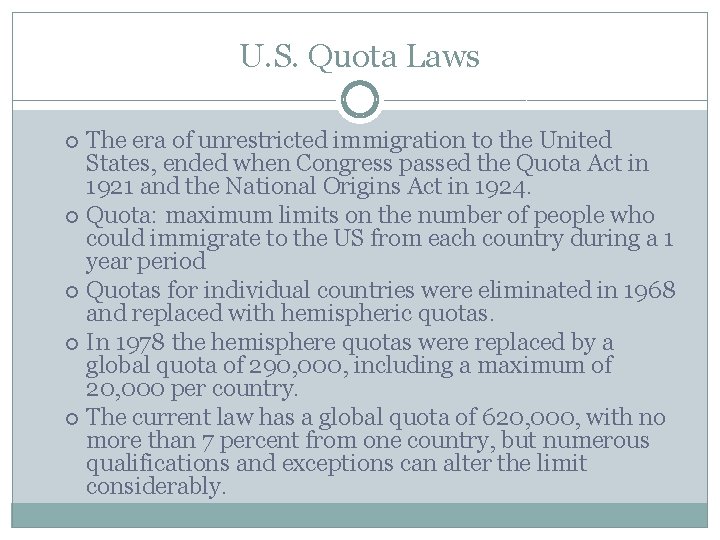 Population WHY DO MIGRANTS FACE OBSTACLES Why do