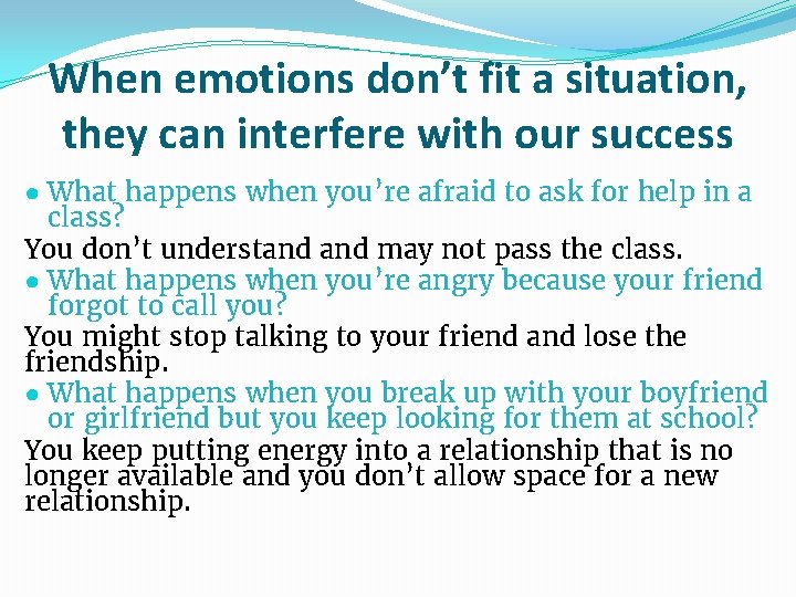 Emotional Regulation Reviewing the Basics Day 1 Where