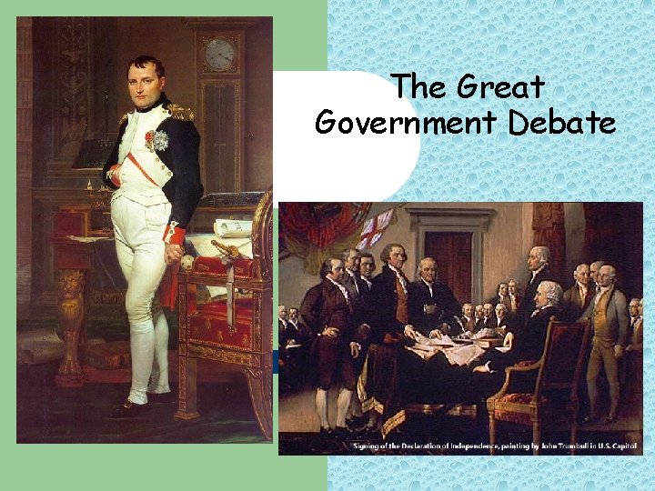 The Great Government Debate Democracy v Dictatorship l