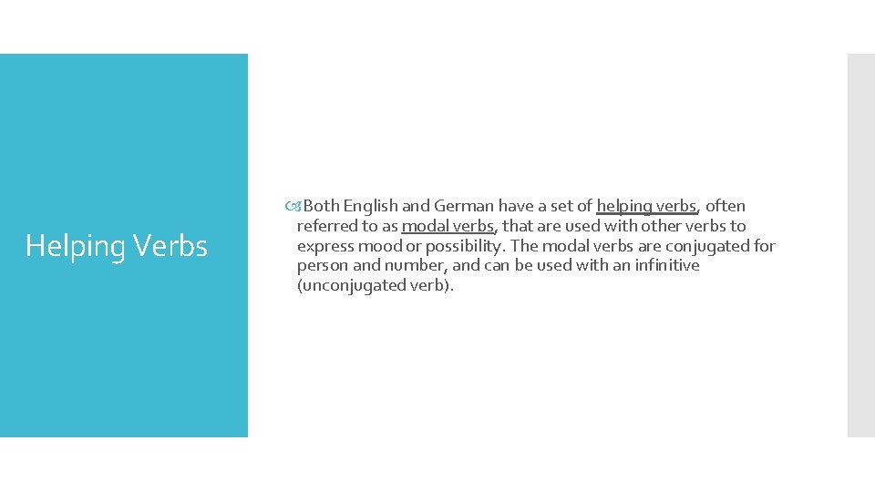Kapitel 2 Grammar INDEX 1 Modal Verbs Review