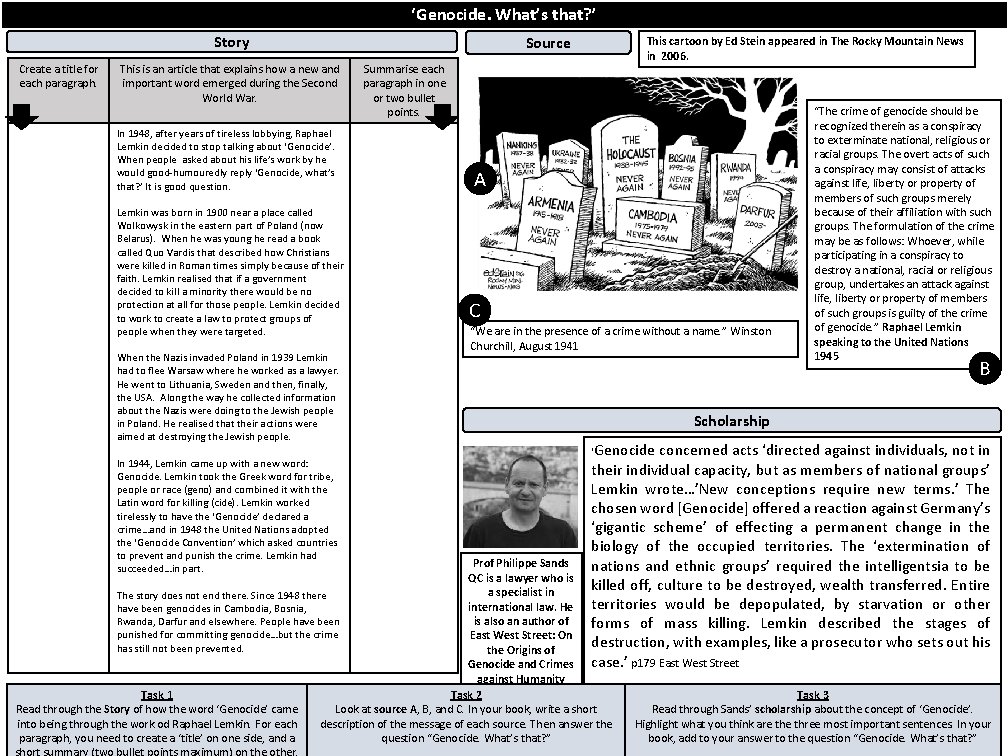 Genocide Whats that Story Create a title for