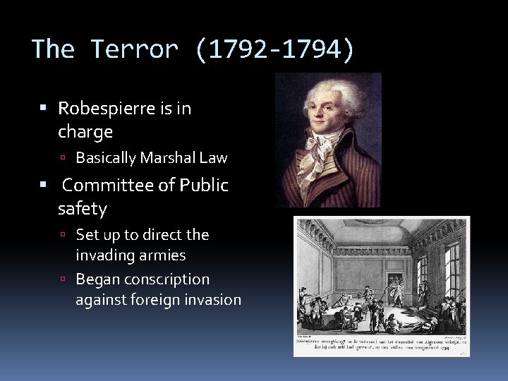 THE FRENCH REVOLUTION 1789 1799 The Old Regime