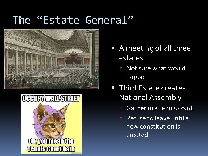 THE FRENCH REVOLUTION 1789 1799 The Old Regime