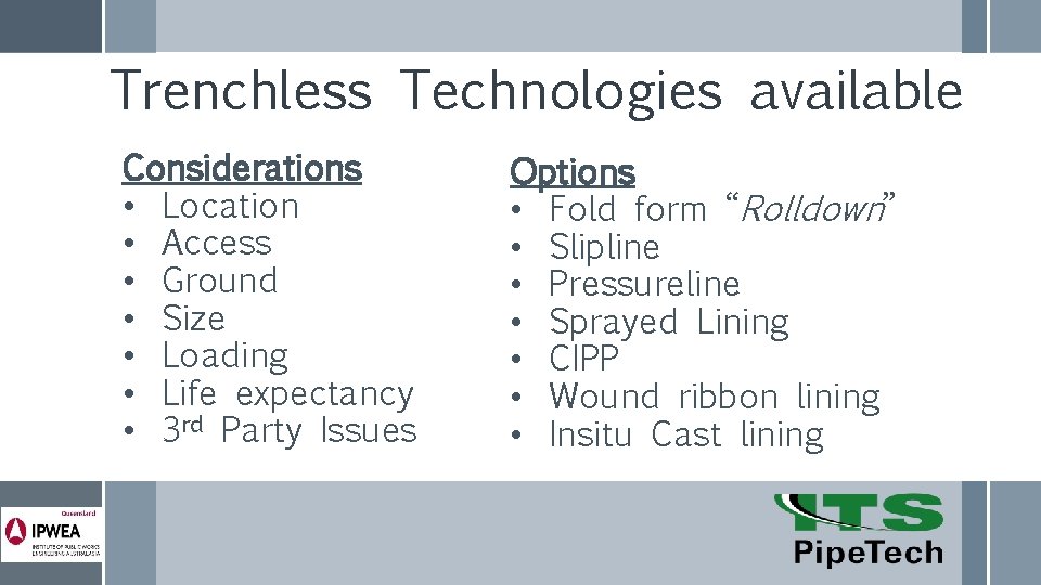 Extending the life of essential sub surface assets
