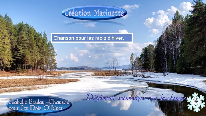 Chanson pour les mois dhiver chanson pour rver