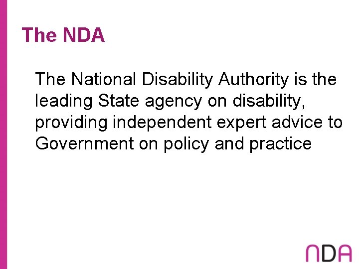 The UN Convention and the National Disability Strategy