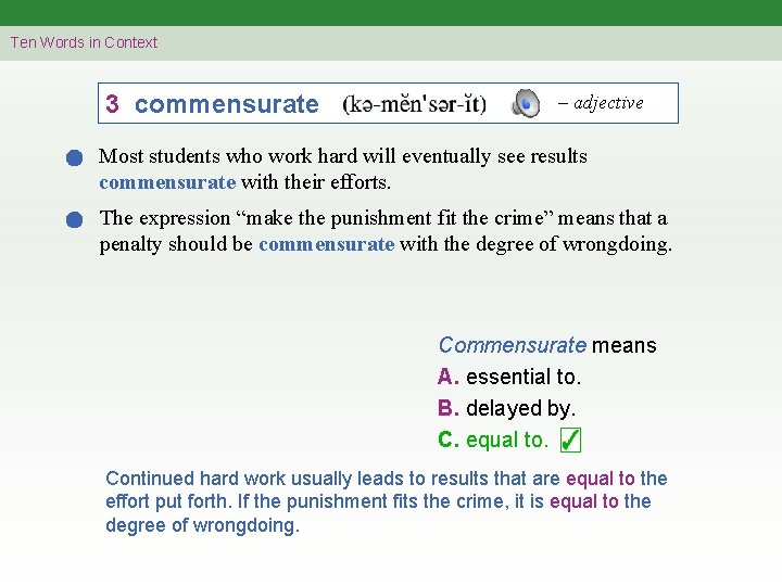 Advancing Vocabulary Chapter 11 chide dilapidated coalition integral