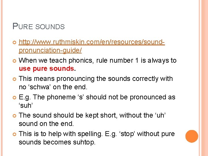 READ WRITE INC PHONICS In Year one AIMS