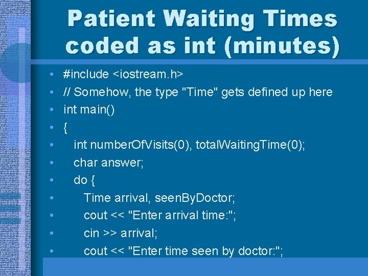 Chapter 4 Abstract Data Types Classes and Objects