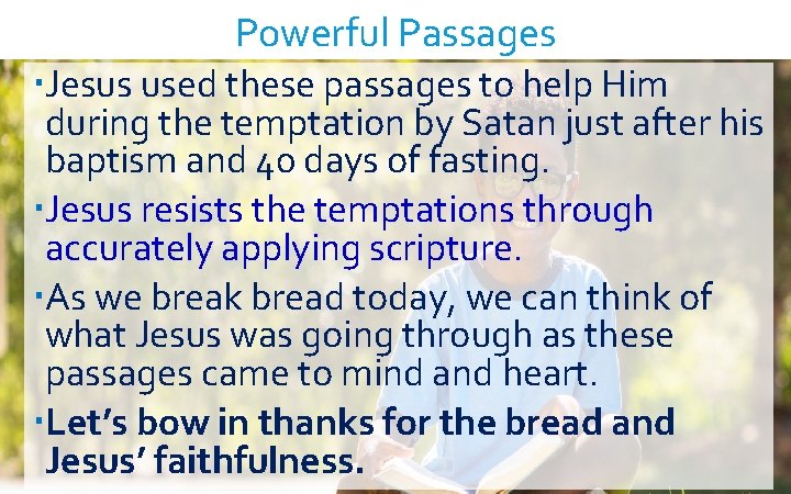 Powerful Passages Sermon 1 Scripture Psalm 119 105