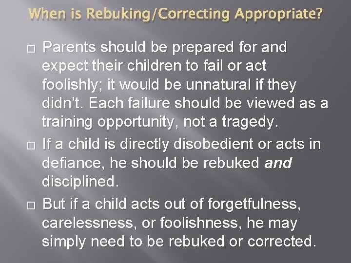 Tools for Training in Righteousness SpankingConsequences ...