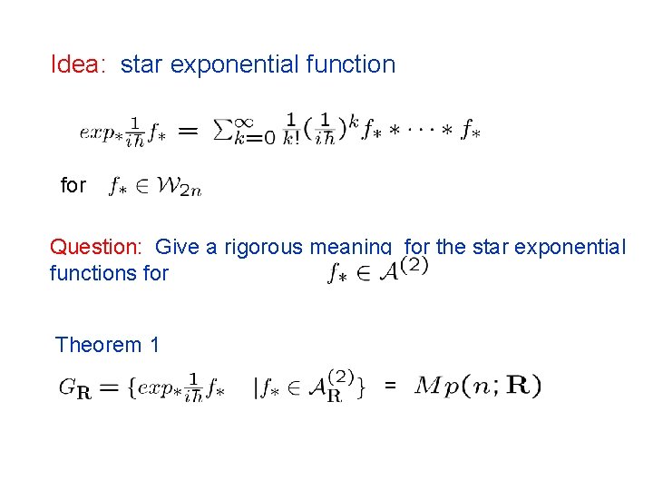 Deformation Quantizations and Gerbes Yoshiaki Maeda Keio University