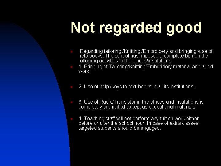 CODE OF CONDUCT FOR TEACHERS IN PRIVATE SCHOOLS